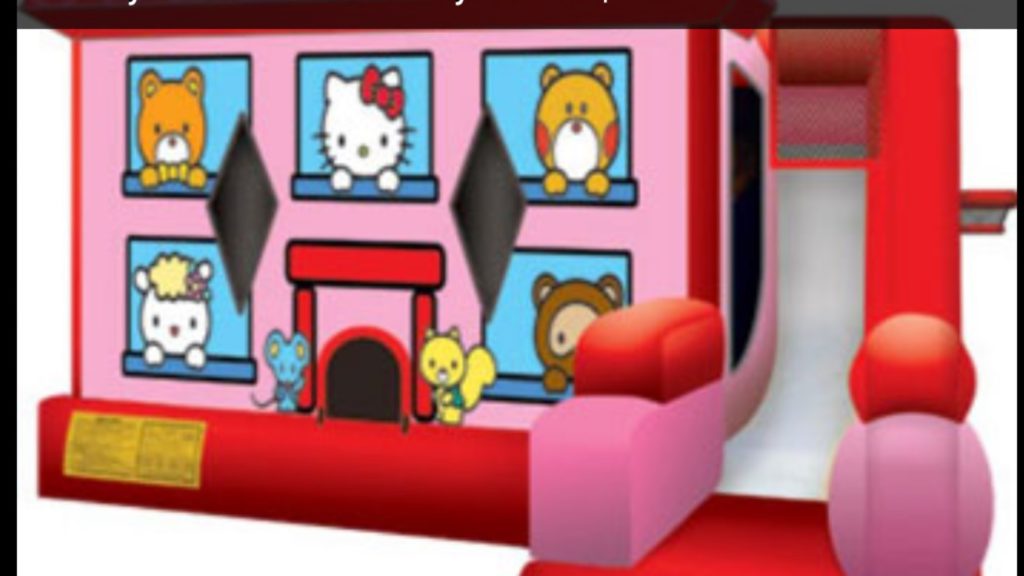 Hello Kitty Bounce with Slide – BOUNCE HOUSE ORLANDO